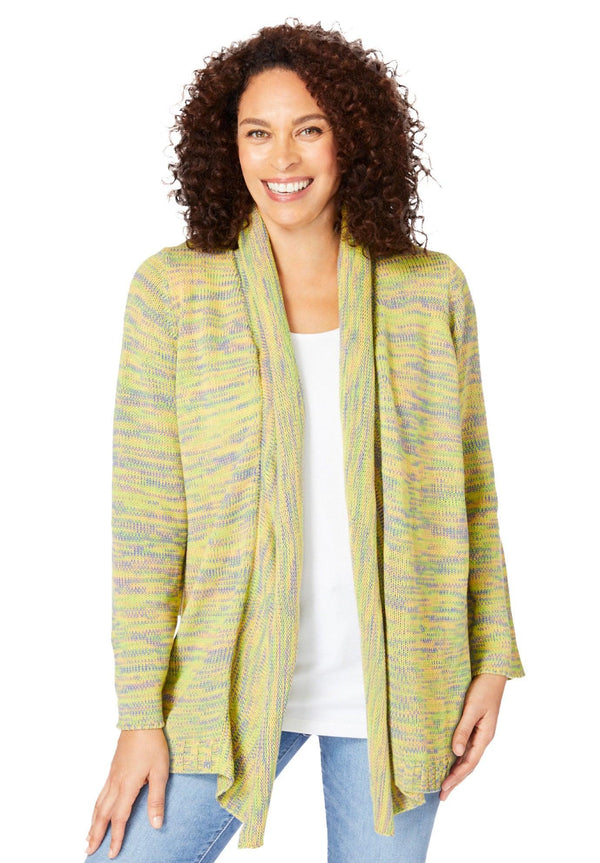 Multi Marled Cardigan | Woman Within – One Stop Plus
