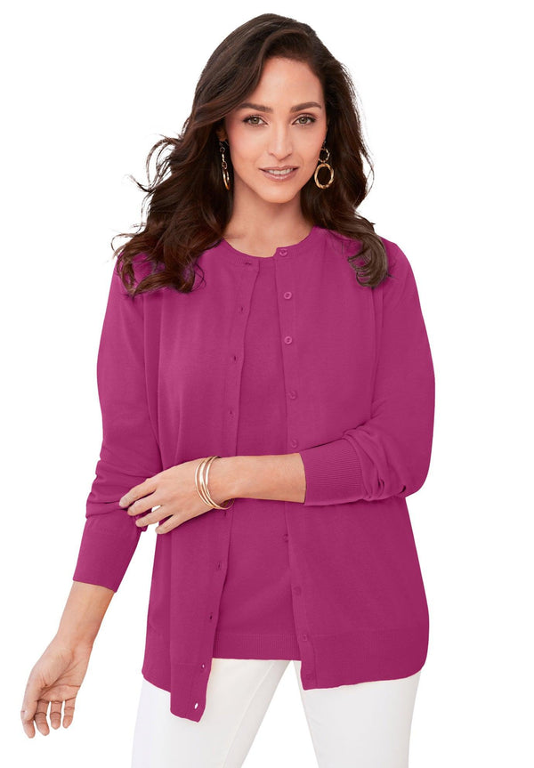 Fine Gauge Cardigan | Jessica London – One Stop Plus